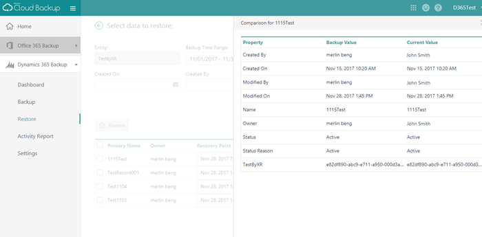 AvePoint Cloud Backup für Dynamics 365 | CANCOM Cloud Marketplace