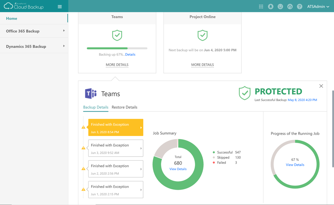 AvePoint Cloud Backup für Microsoft 365 | CANCOM Cloud Marketplace