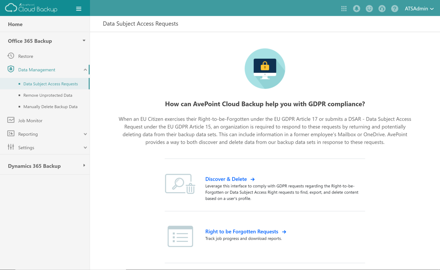 AvePoint Cloud Backup für Microsoft 365 | CANCOM Cloud Marketplace