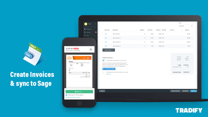 Tradify by Tradify Limited | SAGE Ireland