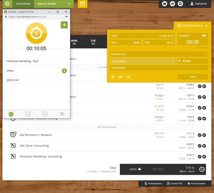 clockodo by Clickbits GmbH | Sage US Marketplace